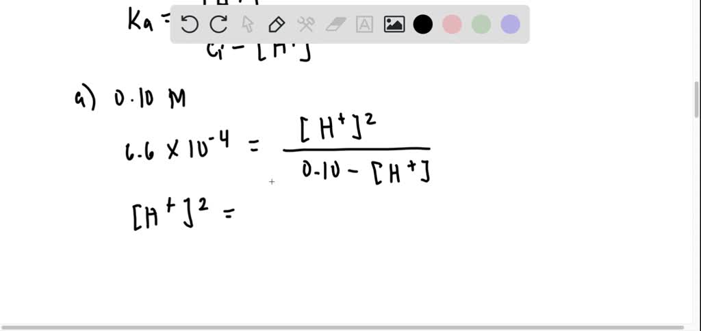 Using Ka to Calculate Percent Ionization Calculate the percentage of HF ...