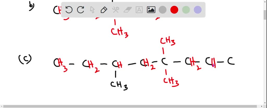 SOLVED: Give the structure corresponding to each IUPAC name. a. 3 ...