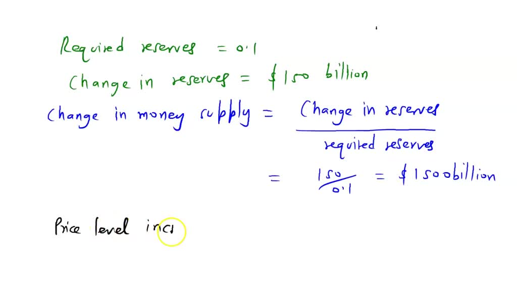 SOLVED: If the price level increases by 0.2 percent for every 100 ...