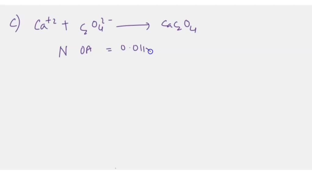 SOLVED: Oxalic acid (H2C2O4) is present in many plants and vegetables ...