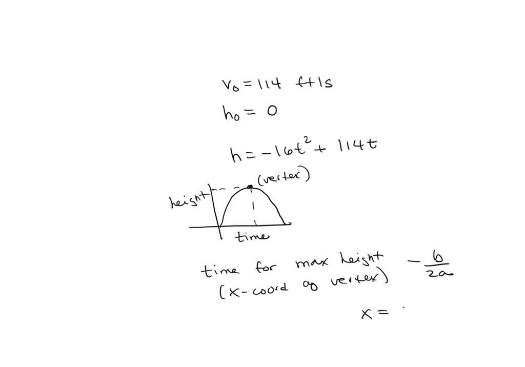 SOLVED: A ball is thrown vertically upward from the ground with an ...
