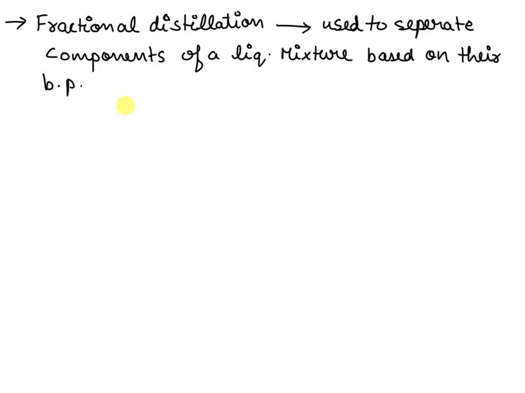SOLVED: the two liquids of the mixture having the similar boiling ...