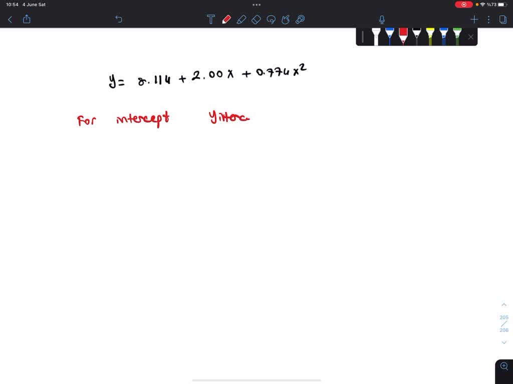 SOLVED: For the following PRF estimated using OLS: Yi = 81 + B2Xi + Ui: Cov (Xi Yi) = 0, where Y ...