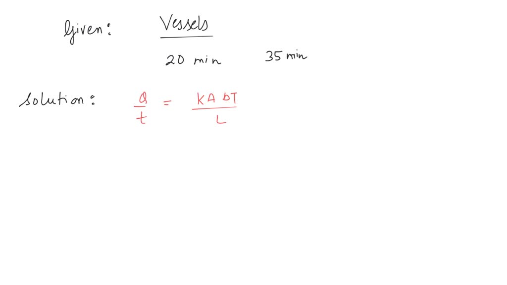 SOLVED: There are two identical vessels filled with equal amounts of ... SOLVED: There are two identical vessels filled with equal amounts of ...