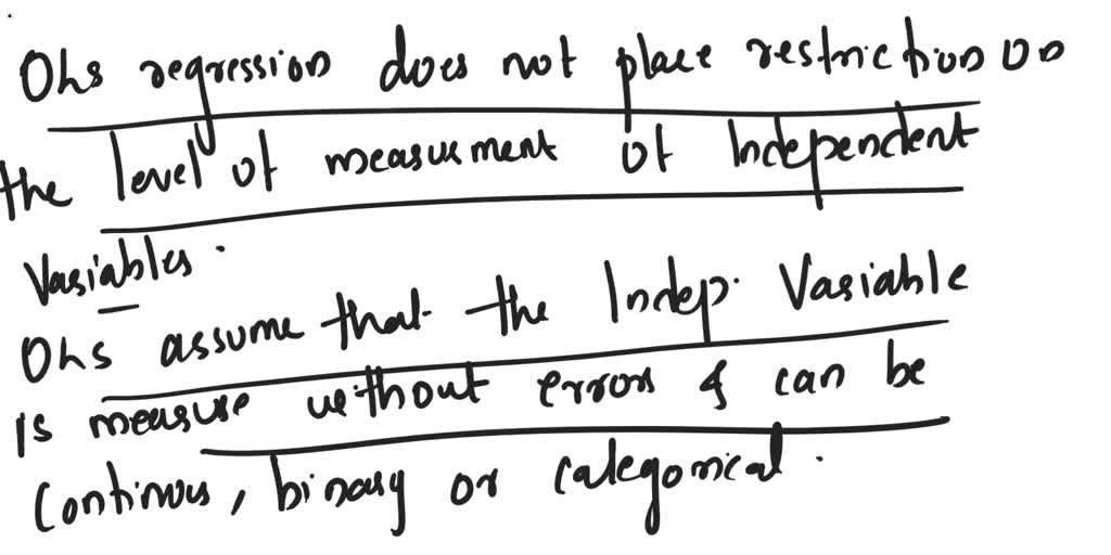 SOLVED: Scaling Variables In some cases,we would like to rescale the variables o Does it change ...