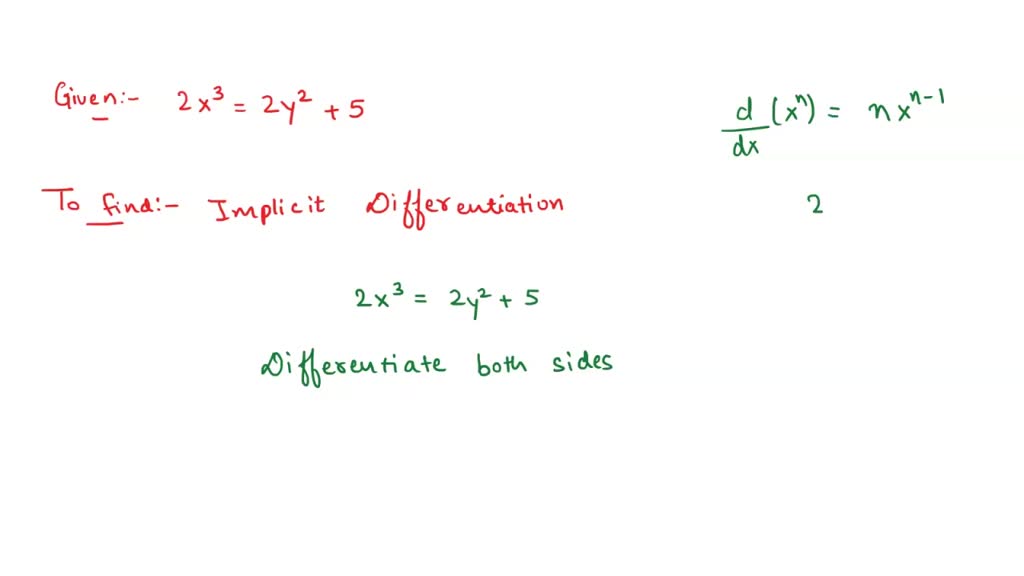 SOLVED: Kuta Software Infinite Calculus Implicit Differentiation For ... SOLVED: Kuta Software Infinite Calculus Implicit Differentiation For ...