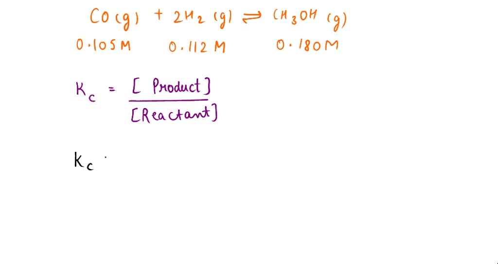 SOLVED: QUESTION 1 At a given temperature, the reaction (at equilibrium ...