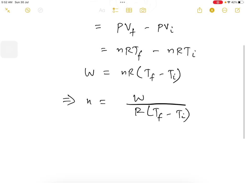 SOLVED: A sample of helium behaves as an ideal gas as it is heated at ...