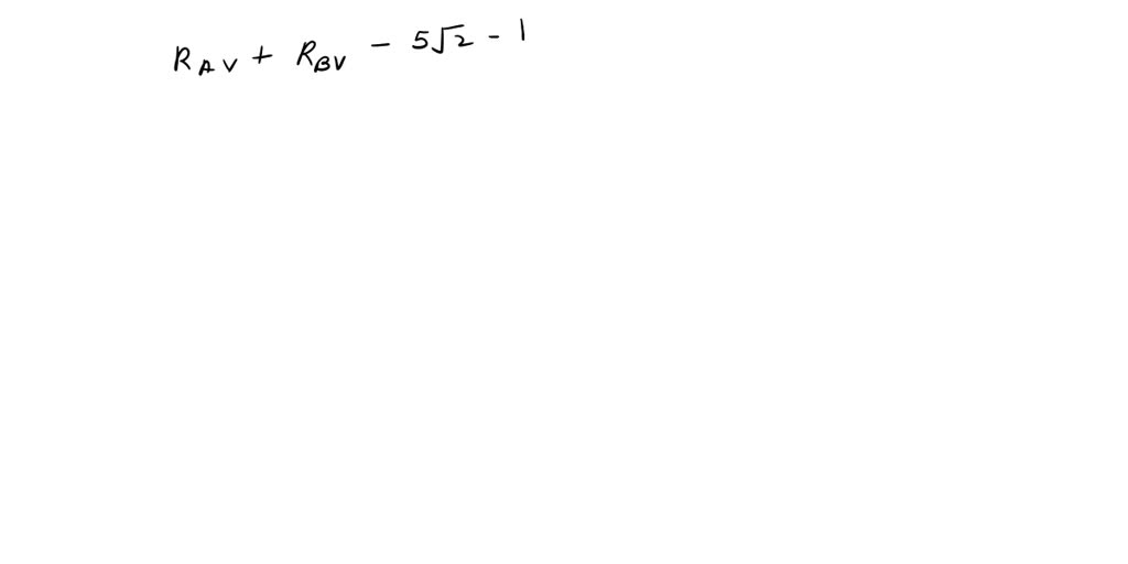 SOLVED: free body diagram with solution and explaination 1. Find the reactions RA and R of the ...