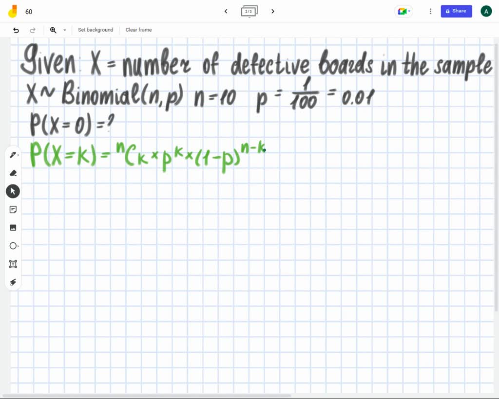SOLVED: A manufacturing company producing circuit boards will randomly sample 60 circuit boards ...