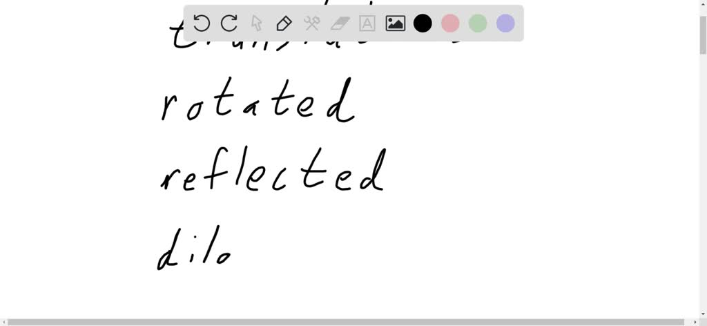 SOLVED: Multiple similarity transformations are performed on a triangle. Which elements must be ...