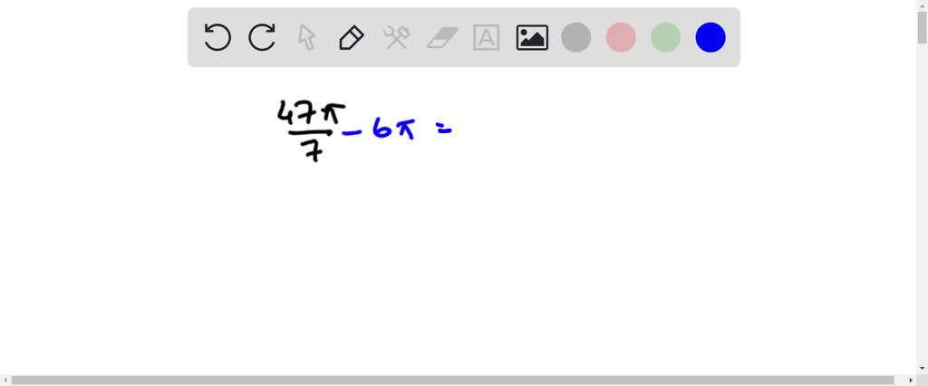 SOLVED: Determine the angle of the smallest possible positive measure ...