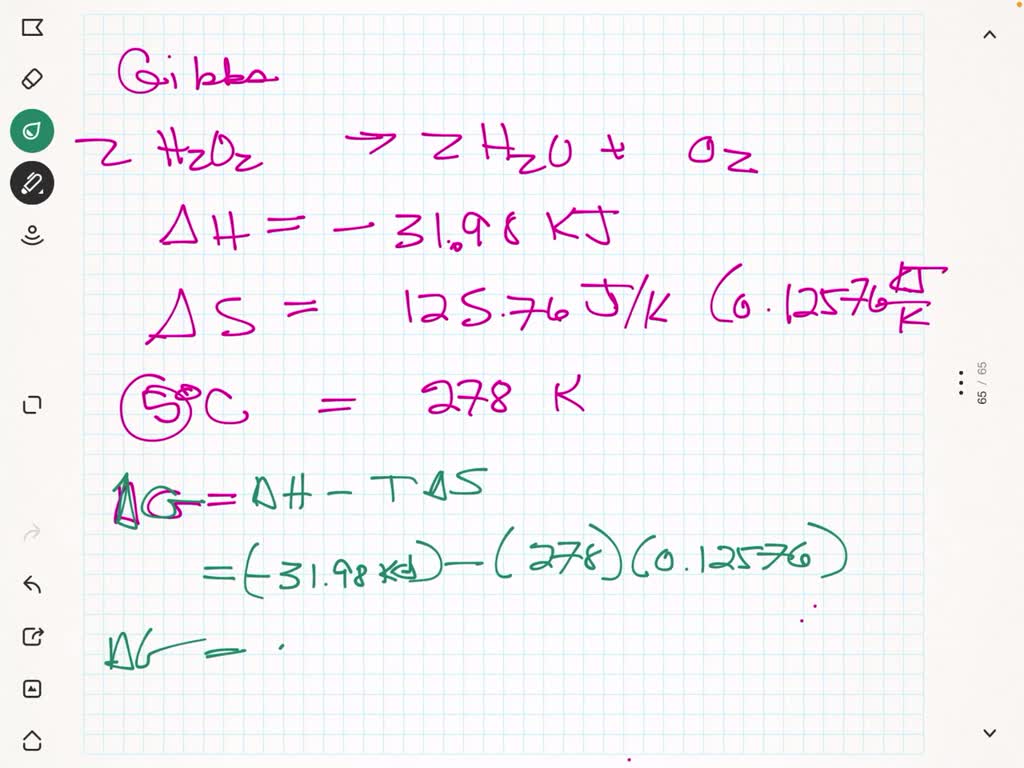 Heat Of Reaction Hydrogen Peroxide Decomposition At Ilene Haase Blog