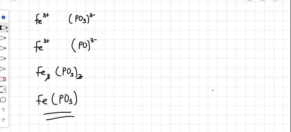 SOLVED: QUESTION 2 Write name of the Ionic compound, Fe(CIOJ QUESTION 3 ... SOLVED: QUESTION 2 Write name of the Ionic compound, Fe(CIOJ QUESTION 3 ...