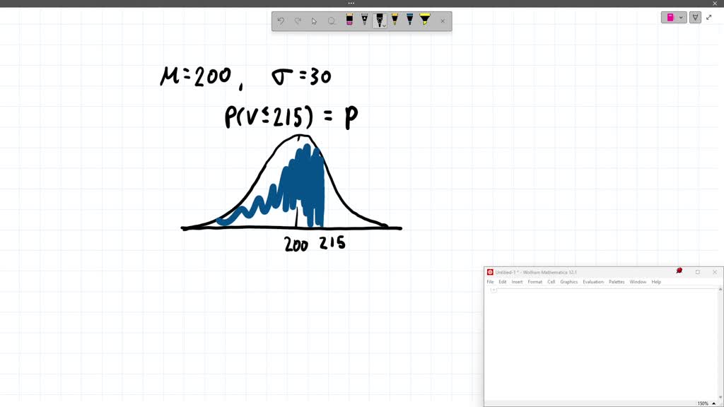 Solved Suppose The Random Variable V Is Normally Distributed With Mean 200 μ 200 And Standard