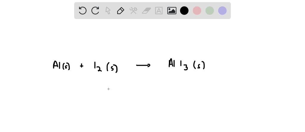 SOLVED: The standard enthalpy of formation for solid AlI3 is -302.9 kJ ...