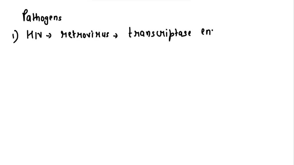 SOLVED: Name two examples of pathogens that use mutations and/or ...