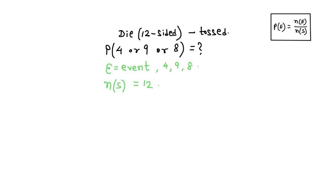 SOLVED: A fair die is tossed eight times. What is the probability of ...