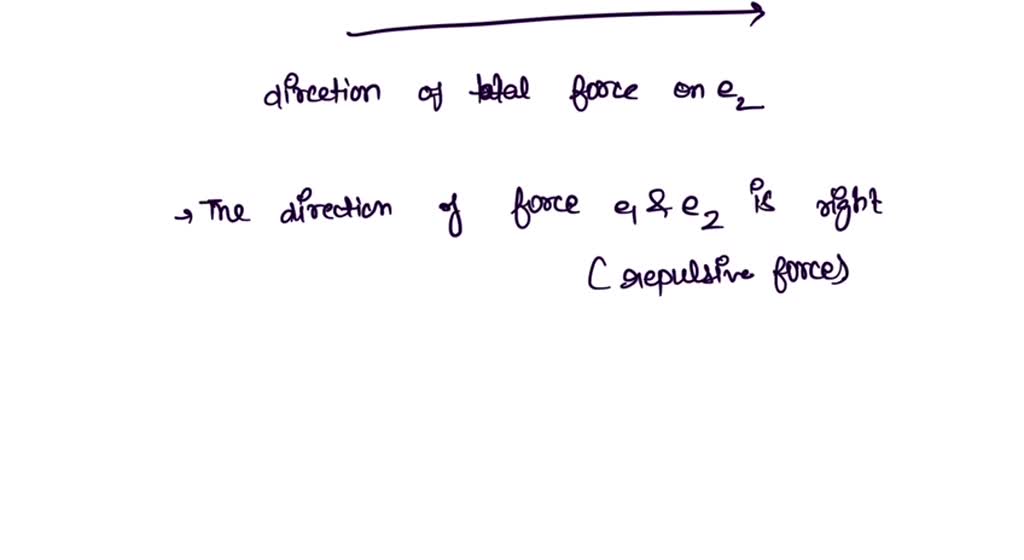 Two electrons (e1 and e2) and a proton (p) lie on a straight line, as ...