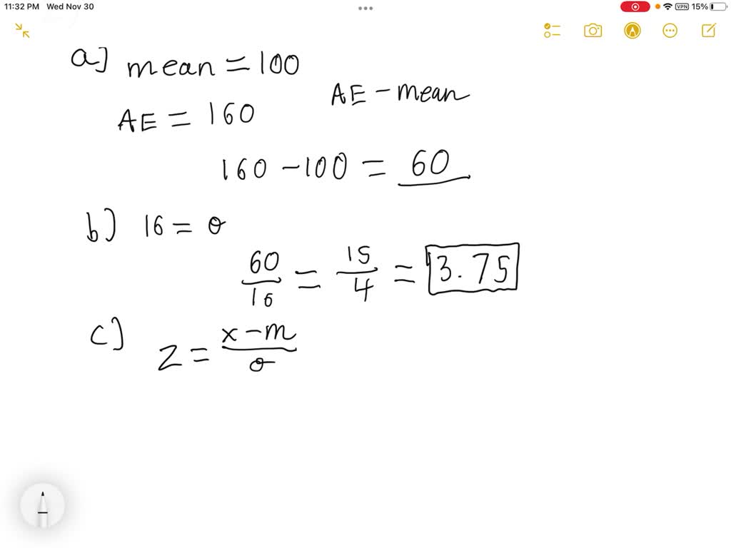 c. Convert Einstein’s IQ score to a z score.