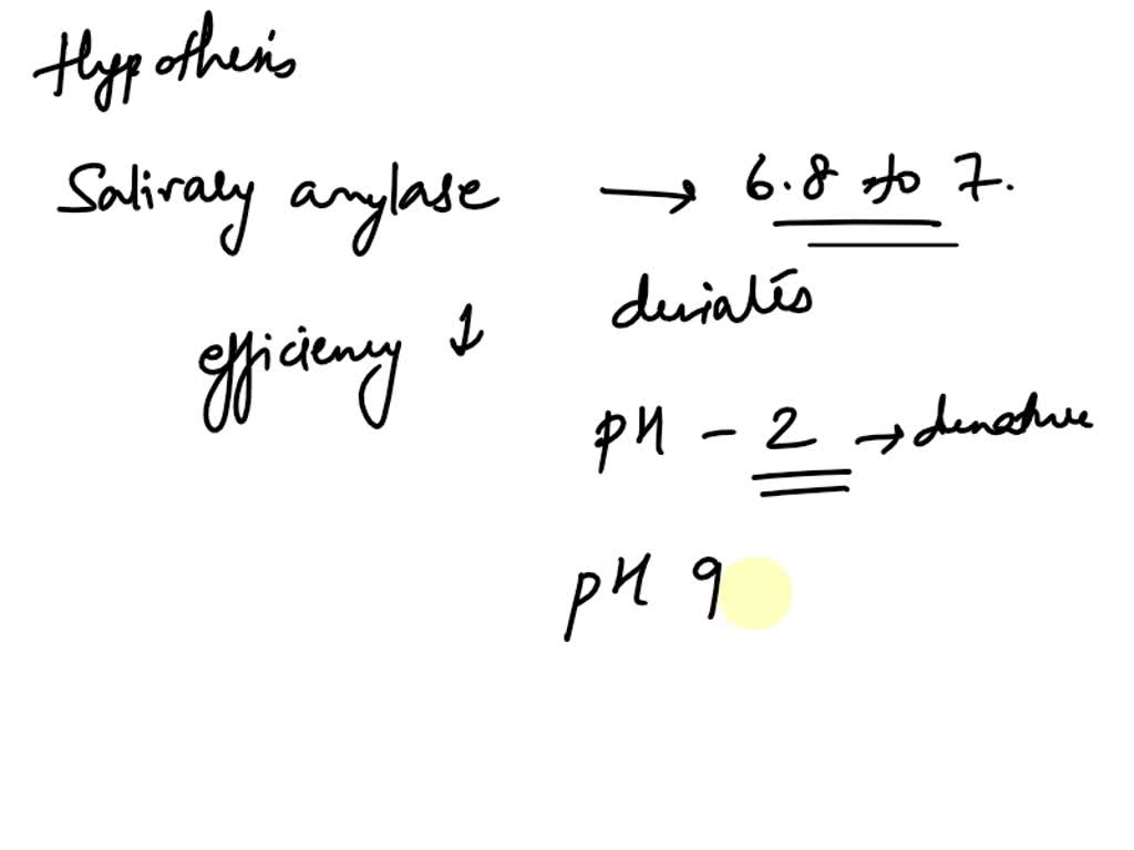 SOLVED: a brief introduction on the investigating the effect of pH on ...