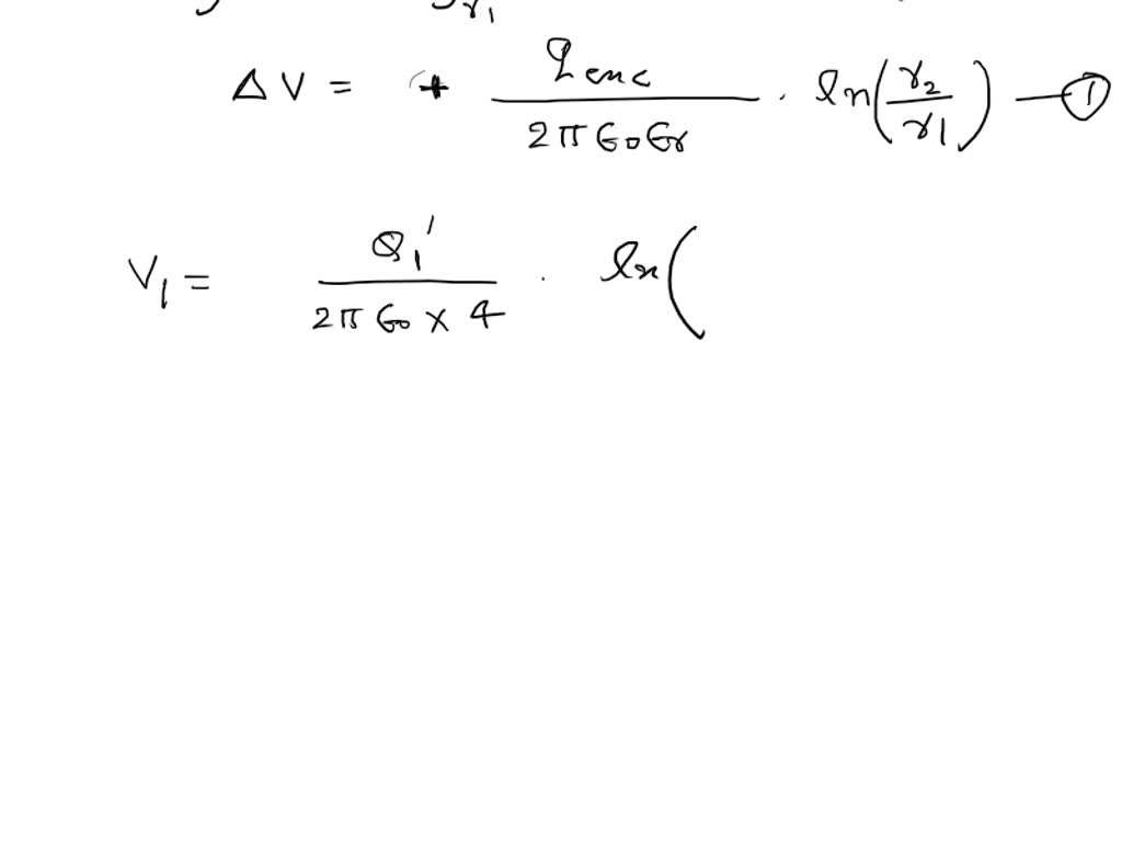 SOLVED: cylindrical external conductor L Pillar-shaped internal ...