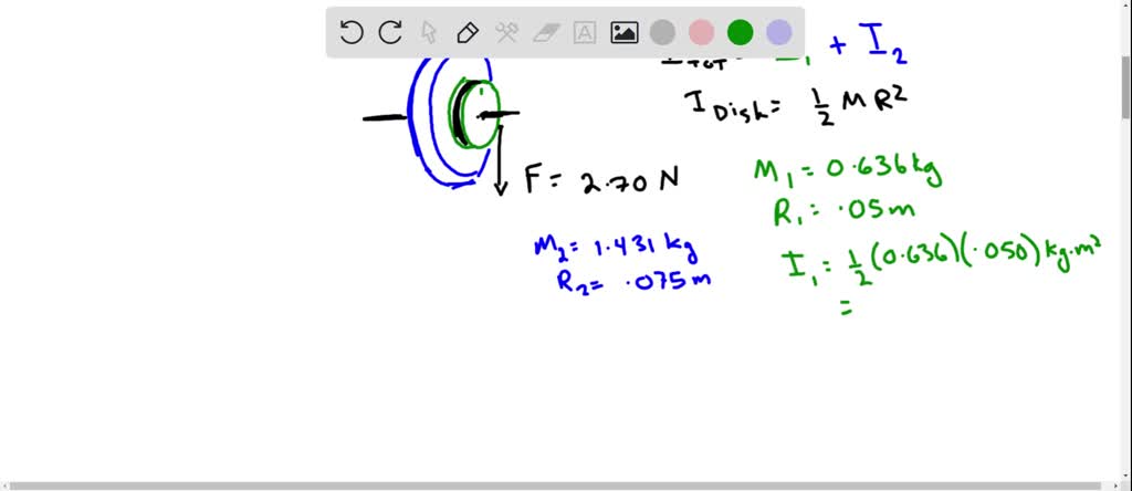 In the figure below, two concentric solid cylinders = Calculate the ...
