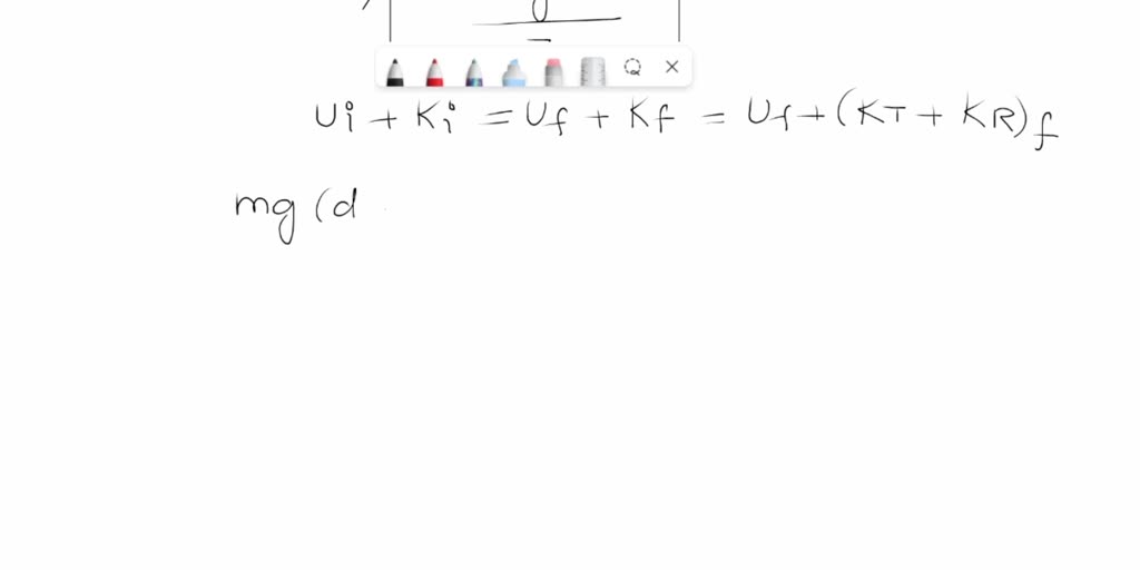 SOLVED: sclid sphere rclling withou- slipping down an incline ramp. Asi ...
