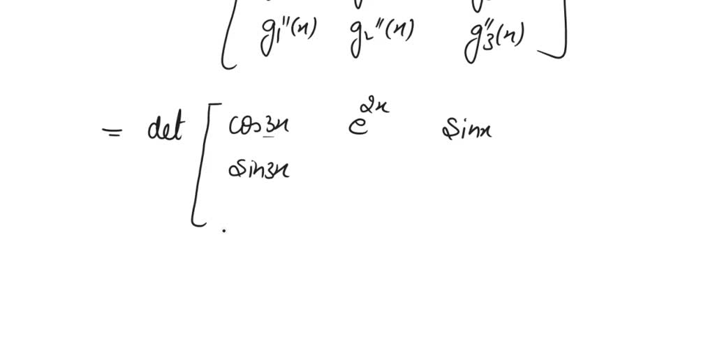 SOLVED: Determine whether the following functions are linearly ...