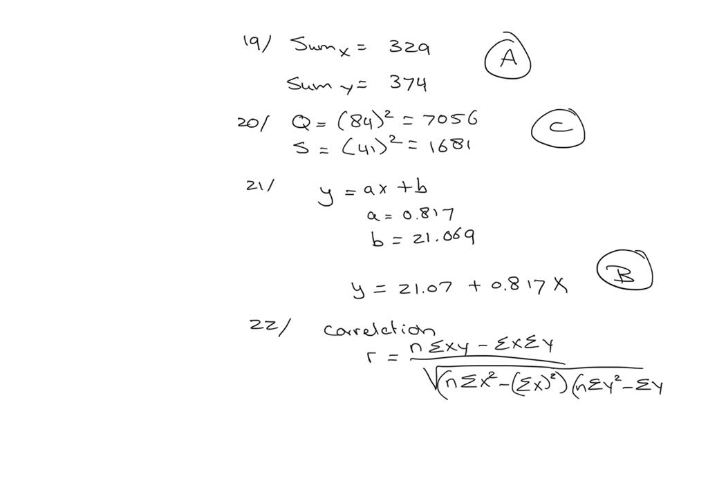 SOLVED: Questions 19-23 refer to the problem below. The Mathematics and Accounting examination ...