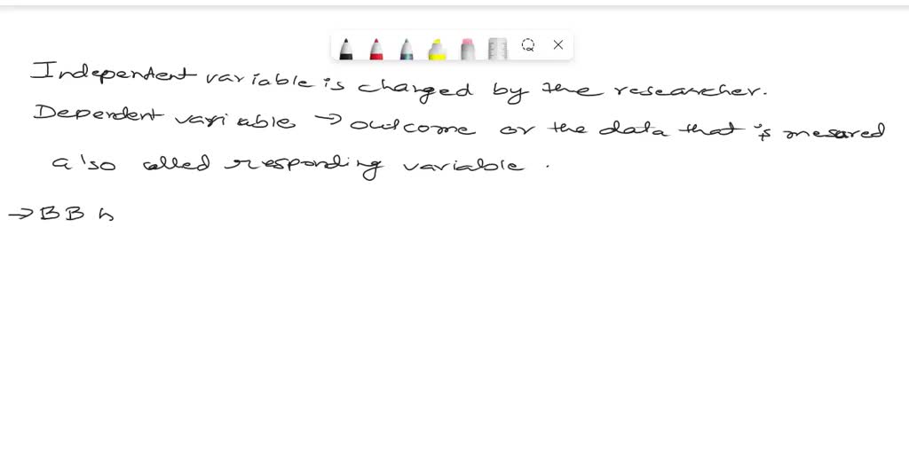 SOLVED: Lab #1: Scientific Method Types of Variables: For each of the ...