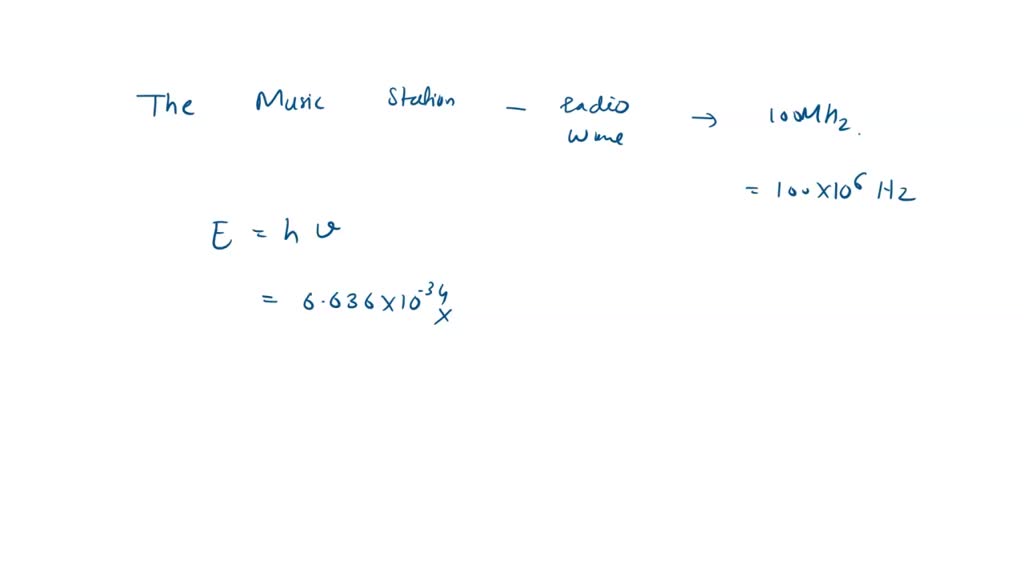 SOLVED: A classic country music station operates at a frequency of 100 ...