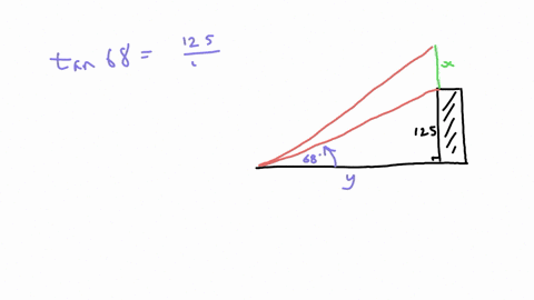 The following measurements are known building is 800 feet...