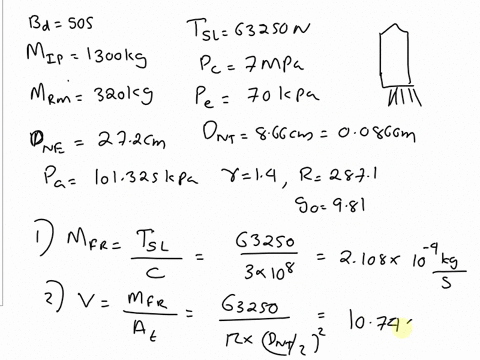As a new rocket design engineer, you are asked to determine...