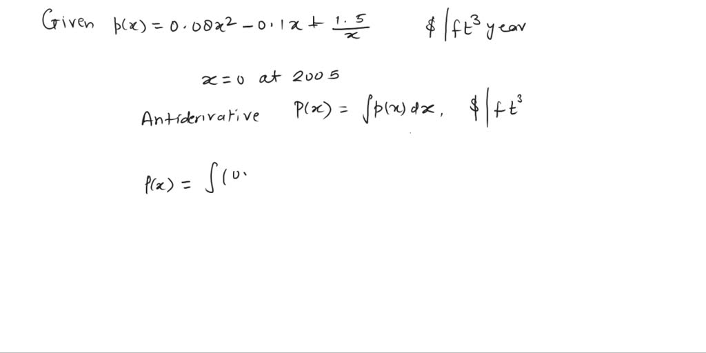 SOLVED: Write the general antiderivative: (Use C for the constant of ...
