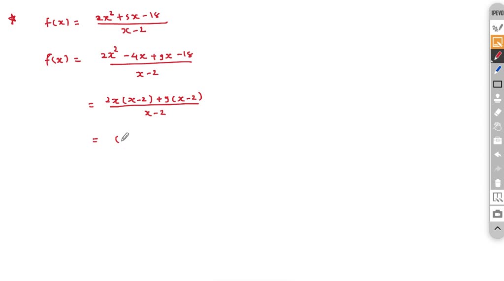 Solved A Function F W Is Said To Have A Removable Discontinuity At X