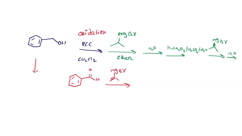SOLVED: The product of the following sequence is: MgBr MgBr H2O ...