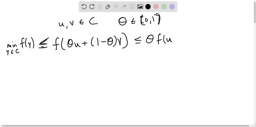 Solved 2 Suppose That F Is A Convex Function Show That The Set Of
