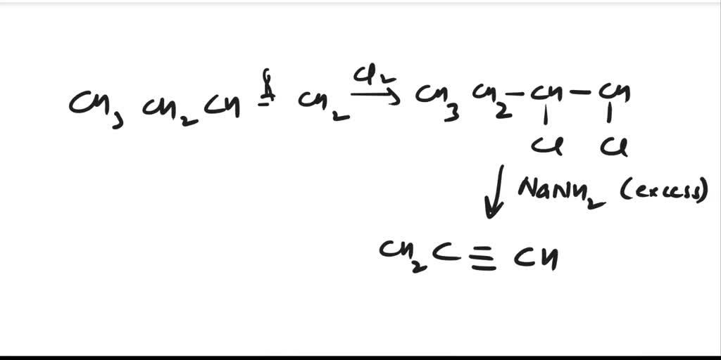 SOLVED: Devise a synthesis of CH3CH2C ≡ CCH2CH2OH from CH3CH2OH as the only organic starting ...