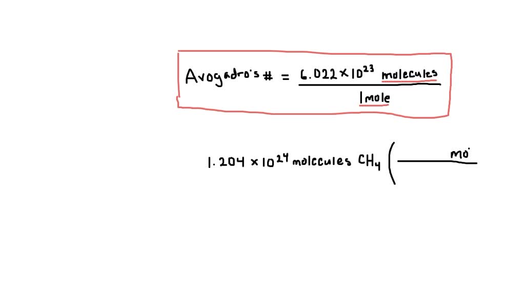 Solved Determine The Number Of Moles In Each Molecule