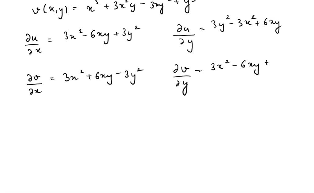 SOLVED: [Complex variable] Use the Cauchy-Riemann equations to determine at which points of the ...