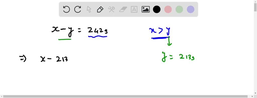 SOLVED: The difference between two numbers is 2429. If the smaller ...