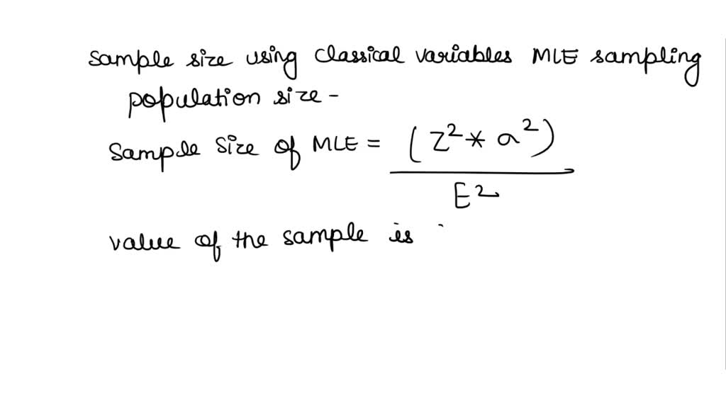 SOLVED: a. Determine sample size: Determine the sample size for each company using classical ...