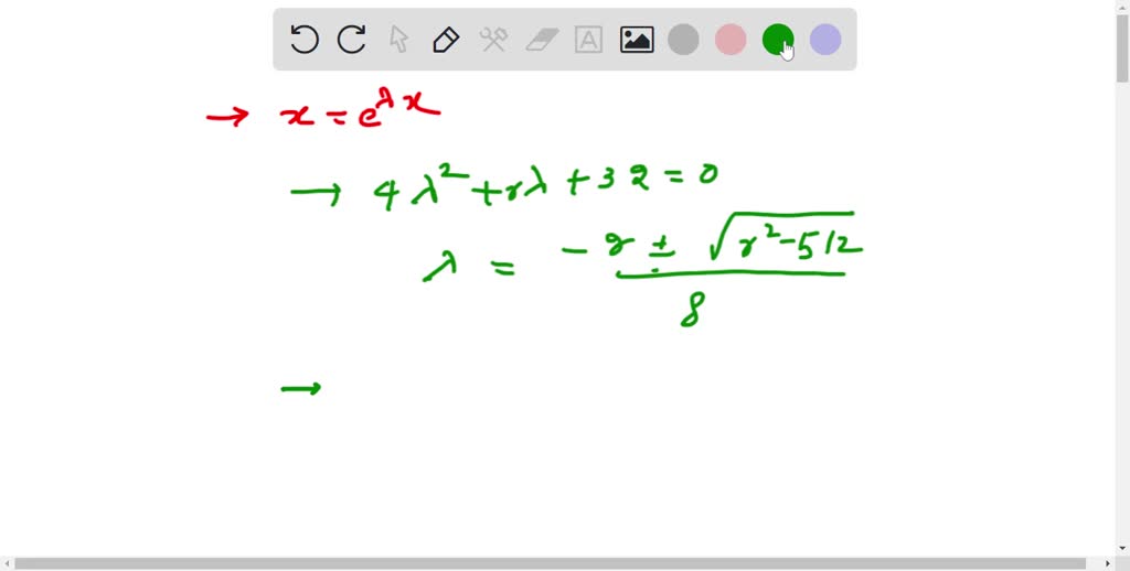 SOLVED: 04. The equation of motion for a damped oscillator is given by ...