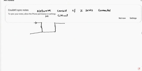 Find the Z parameters for the two-port network shown in Fig....