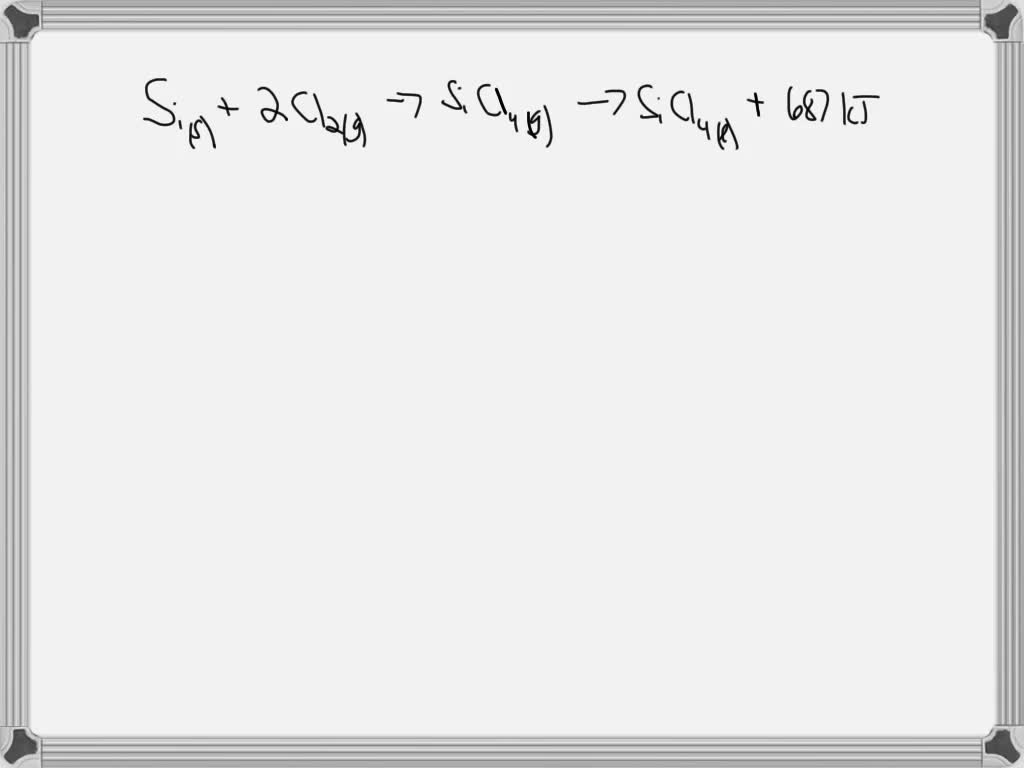 SOLVED: The delta H rxn for the following reaction: 2NOCl(g) -> N2(g ...