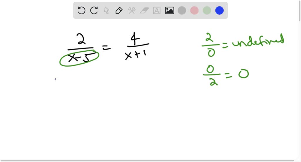 Solved When Solving The Following Equation 2 X 5 4 X 1
