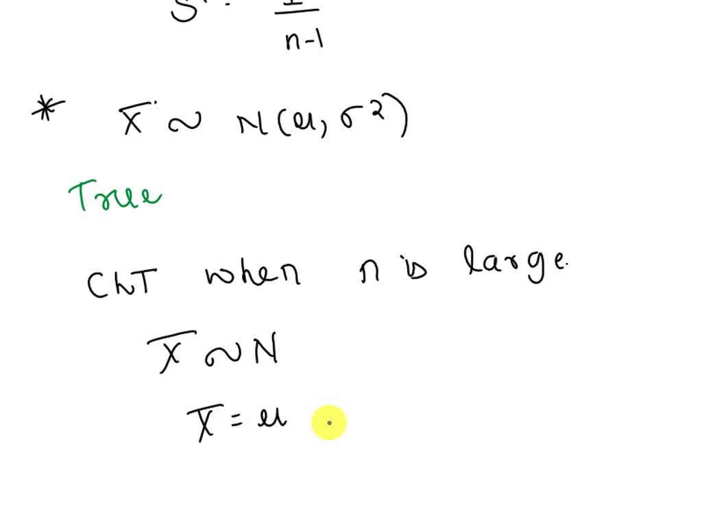 Solved Let Xâ‚ N Be Iid Normal Random Variables With Mean Î¼ And 