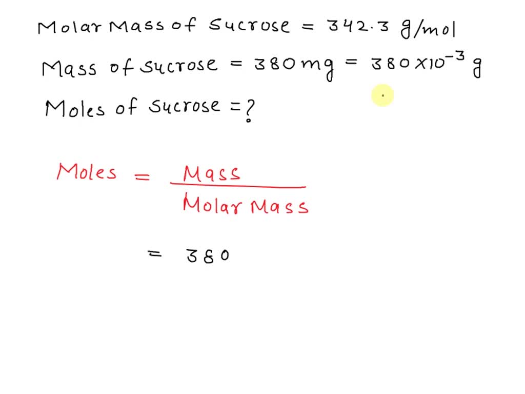 SOLVED: [References] SIMULATION: Calorimetry Mass of Sucrose: 380 mg ...