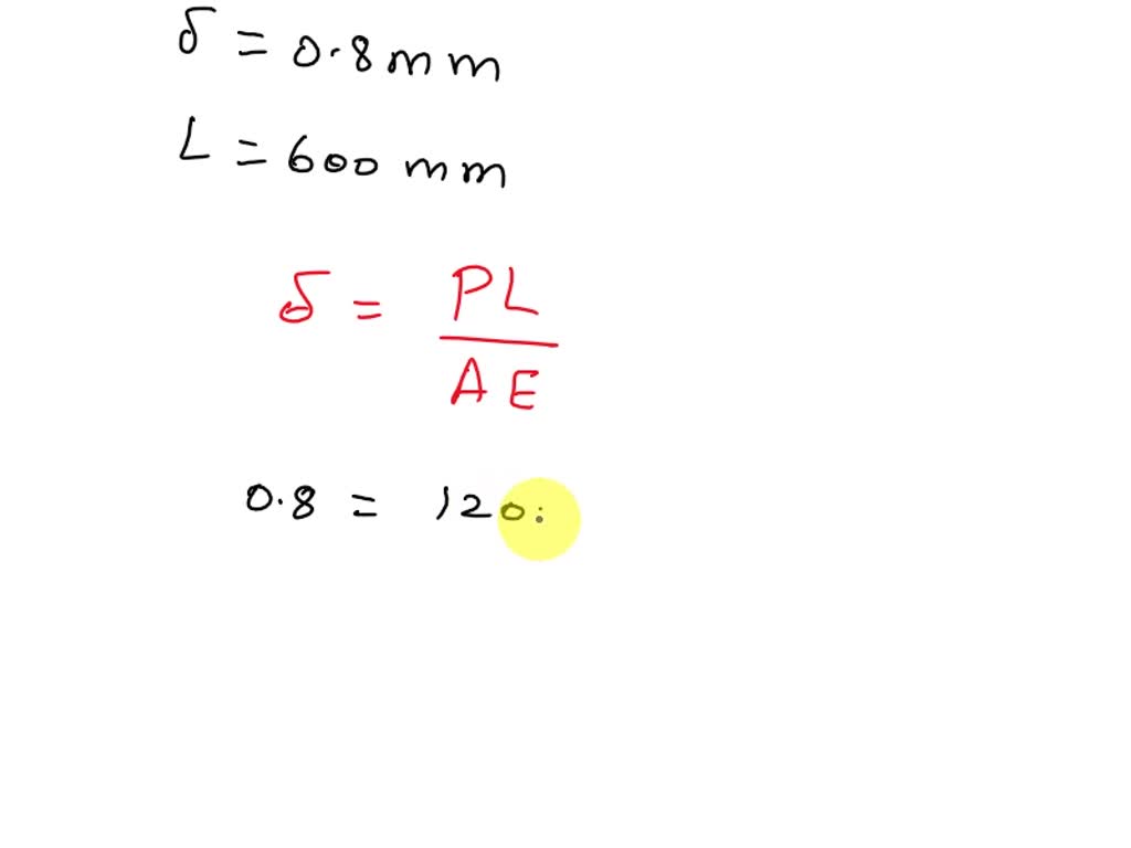 SOLVED: A beam has a cross-sectional area = 314 mm2 is subjected to a ...